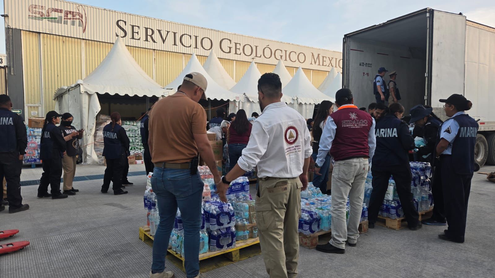 Llegan a Hidalgo 254 toneladas de ayuda humanitaria del EdoMéx; GEM ...